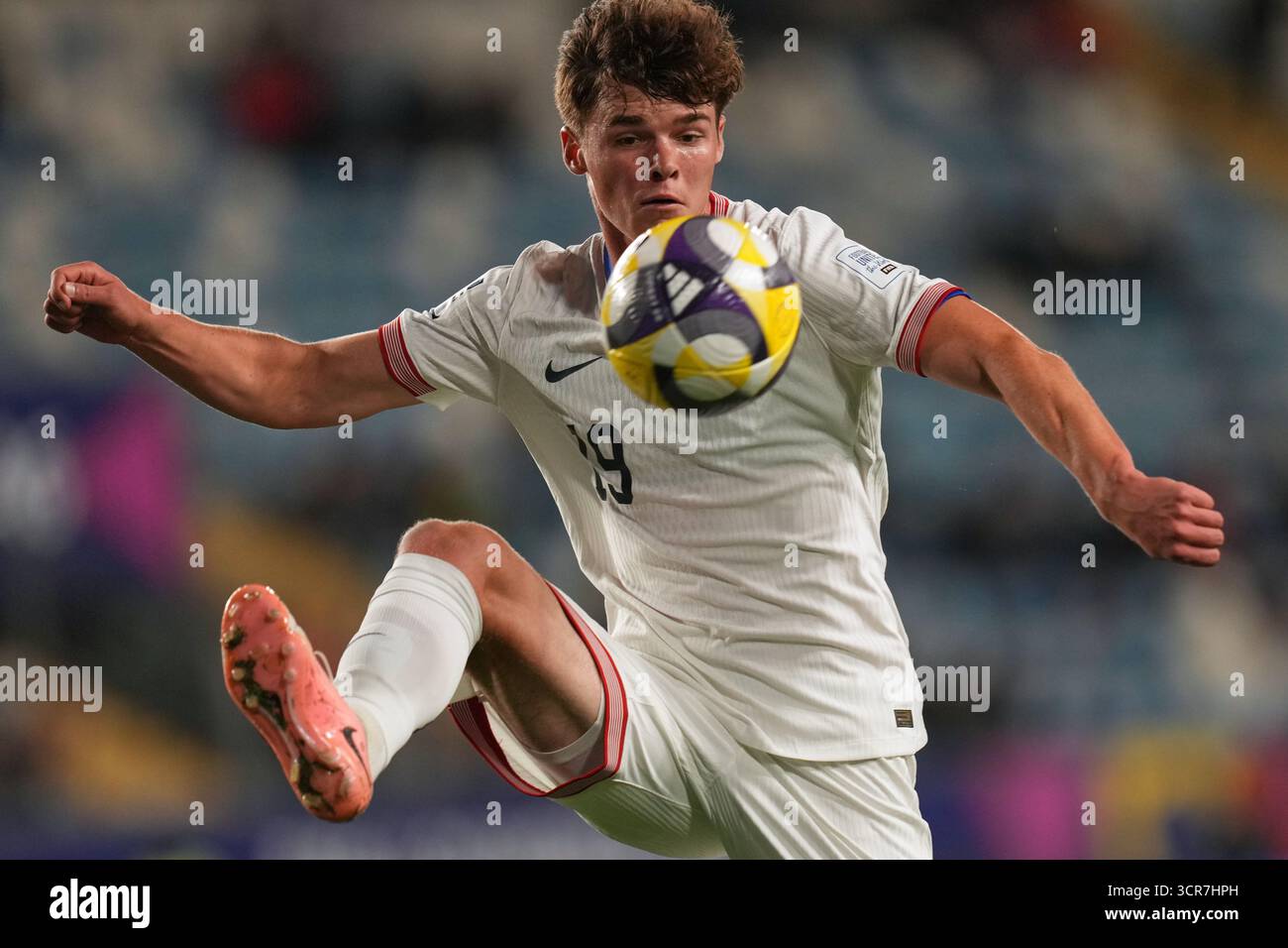 United States' Matthew Corcoran controls the ball during a FIFA U-20 ...