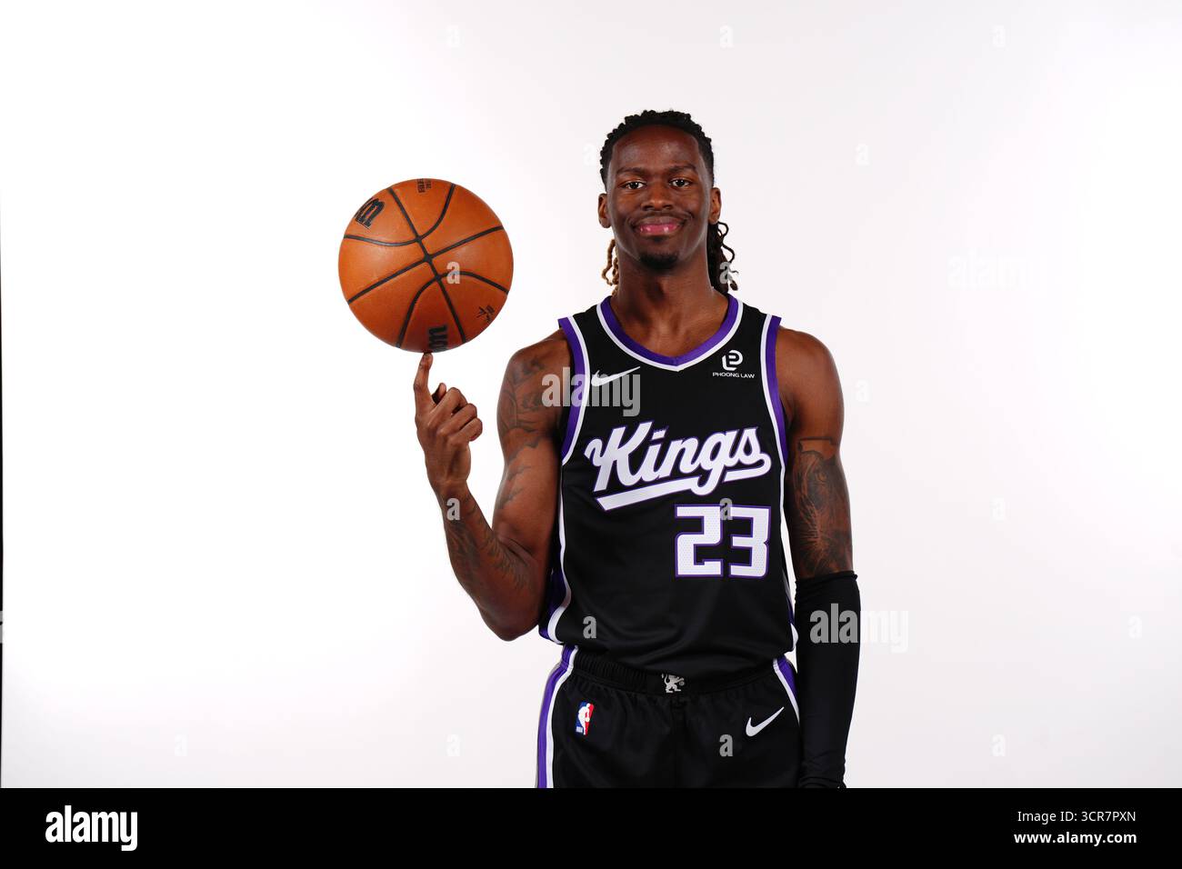 Sacramento Kings guard Keon Ellis poses during the NBA basketball team ...
