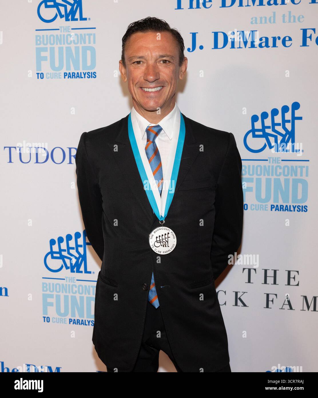 Frankie Dettori attends the 40th annual Great Sports Legends Dinner at the New York Hilton ...