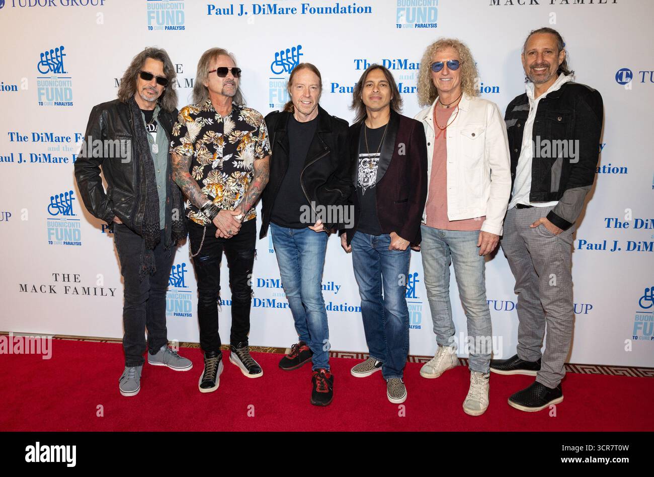 Kelly Hansen, from left, Chris Frazier, Jeff Pilson, Luis Maldonado ...