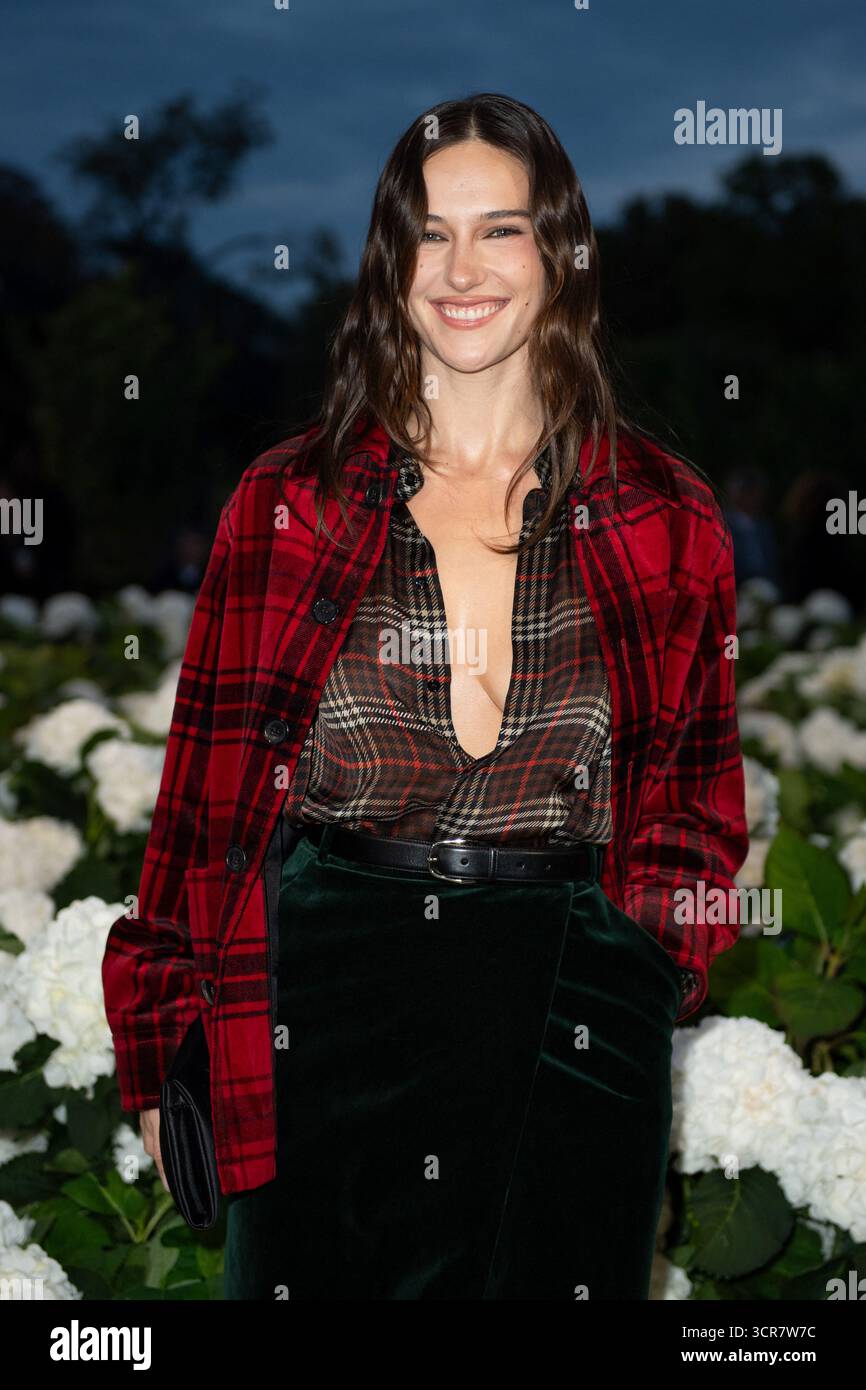 Devon Lee Carlson attending the Saint Laurent Womenswear Spring/Summer ...