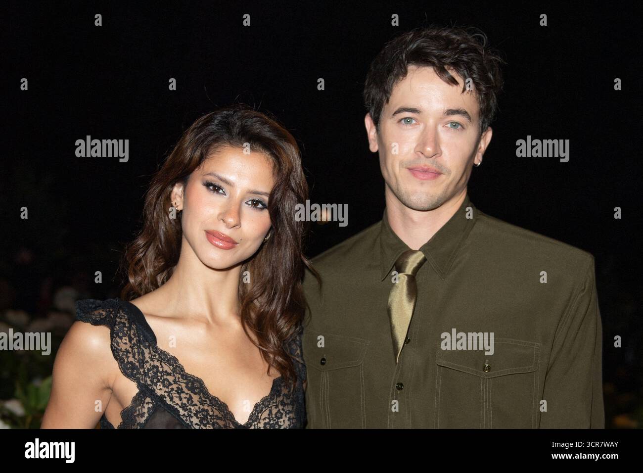 Tom Blythe and Dannie Norman attending the Saint Laurent Womenswear ...