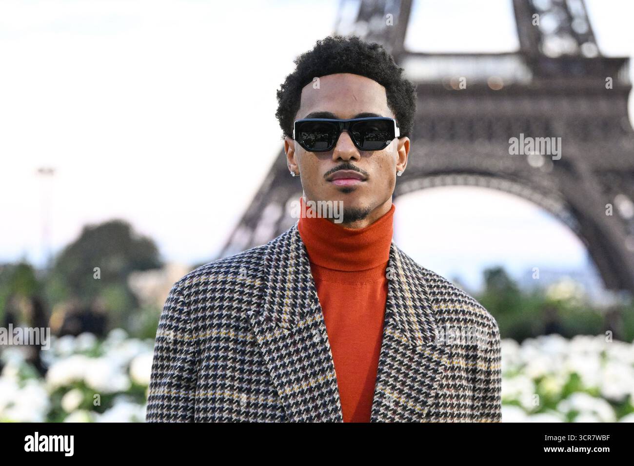 Keith Powers attending the Saint Laurent Womenswear Spring/Summer 2026 ...