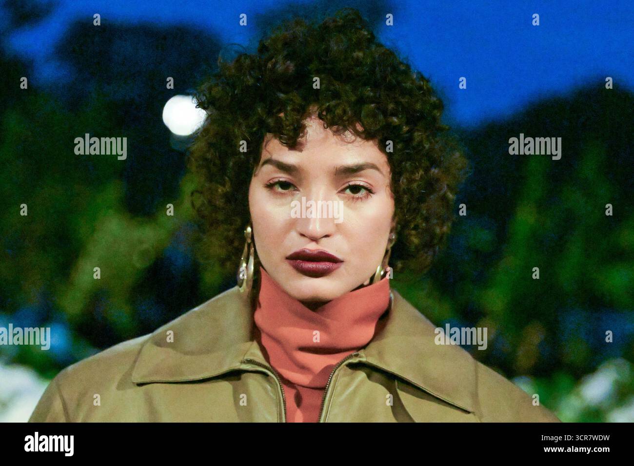 Indya Moore attending the Saint Laurent Womenswear Spring/Summer 2026 ...