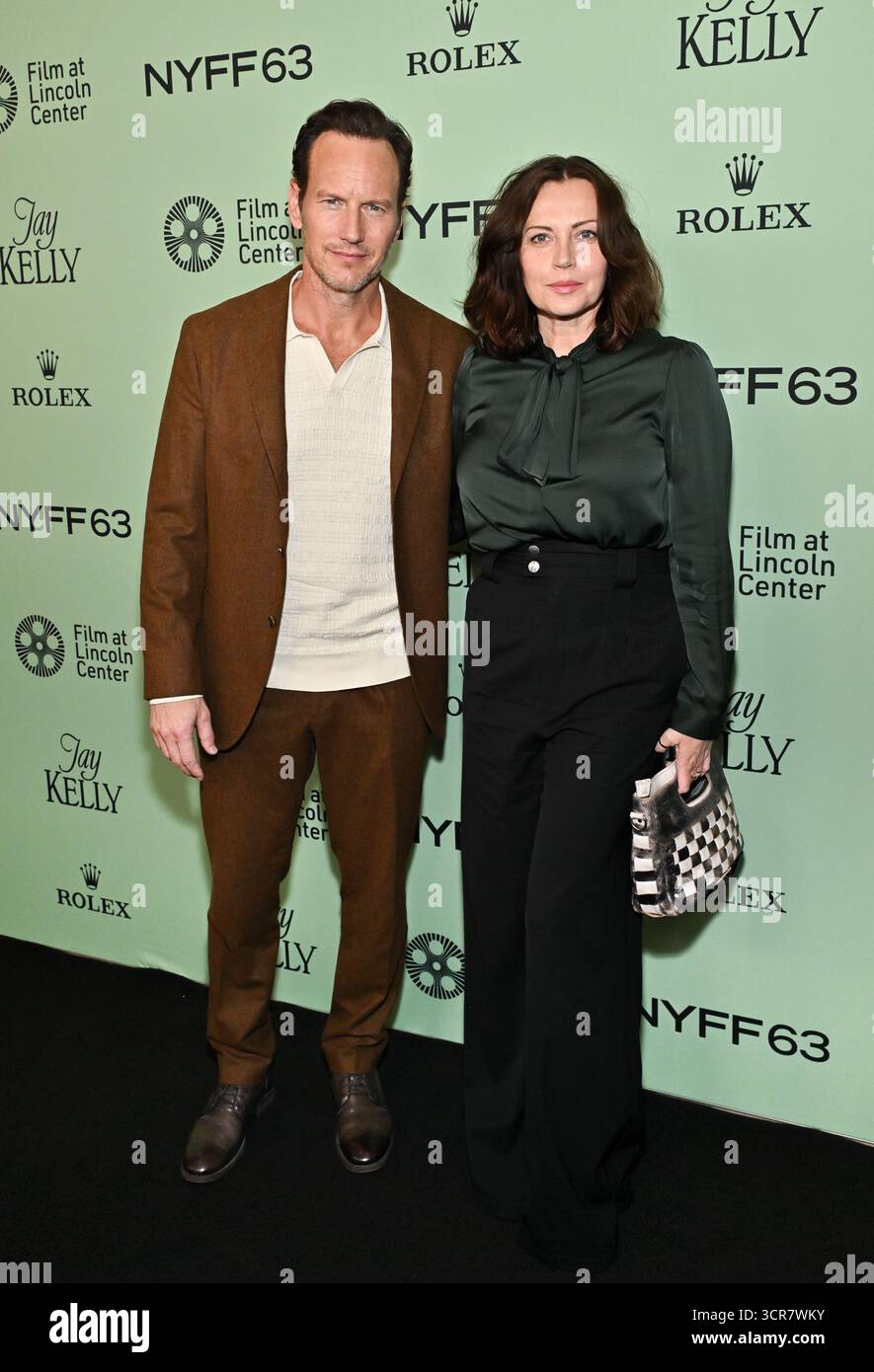 Patrick Wilson, left, and Dagmara Dominczyk attend the premiere of "Jay ...