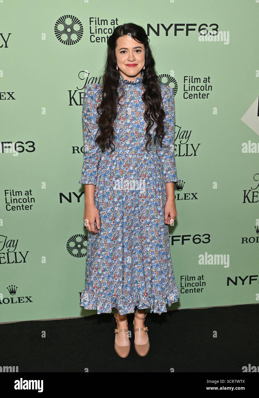 Grace Edwards attends the premiere of "Jay Kelly" at Alice Tully Hall ...