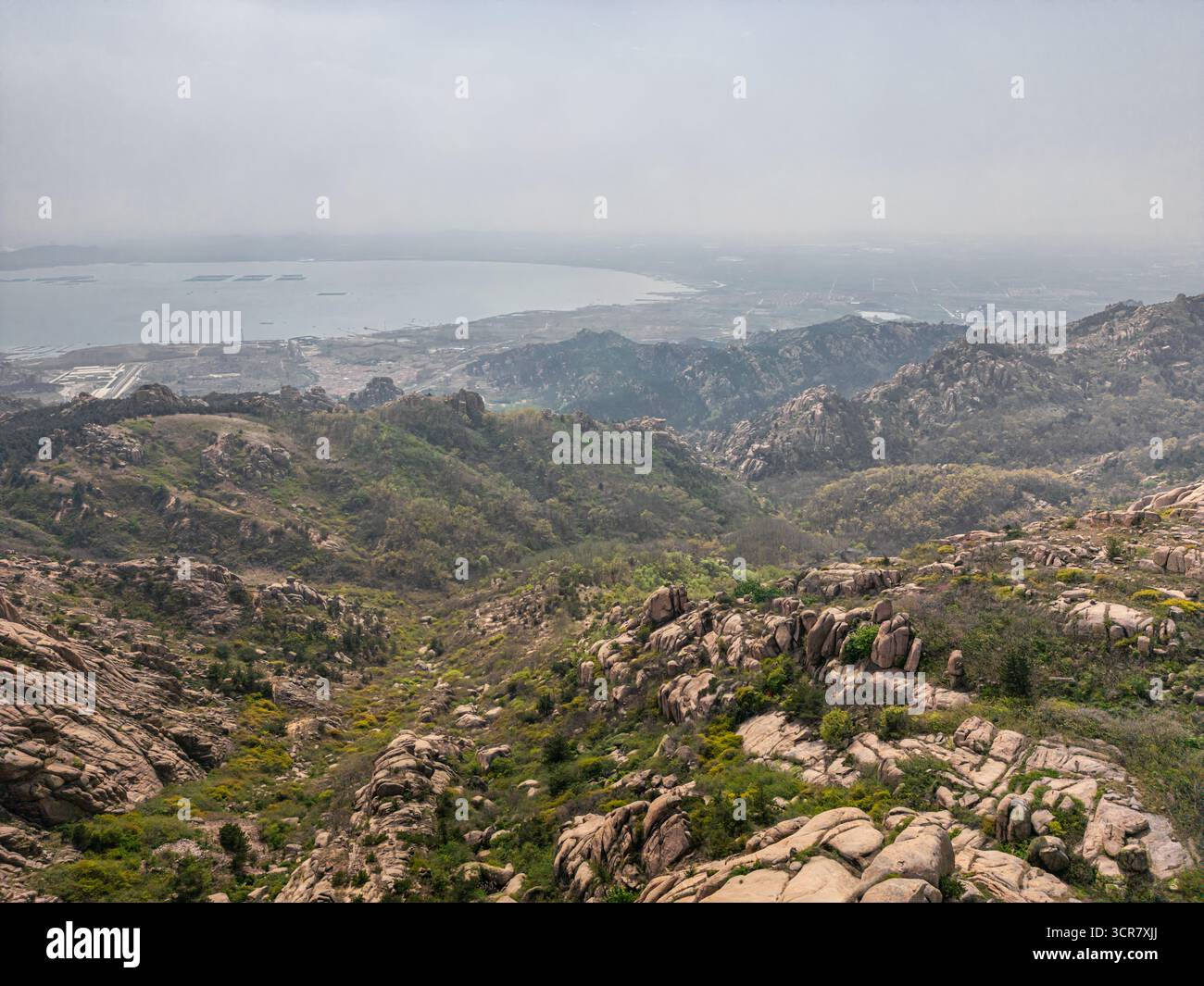 The beautiful natural scenery of Laoshan Mountain in Qingdao, Shandong ...