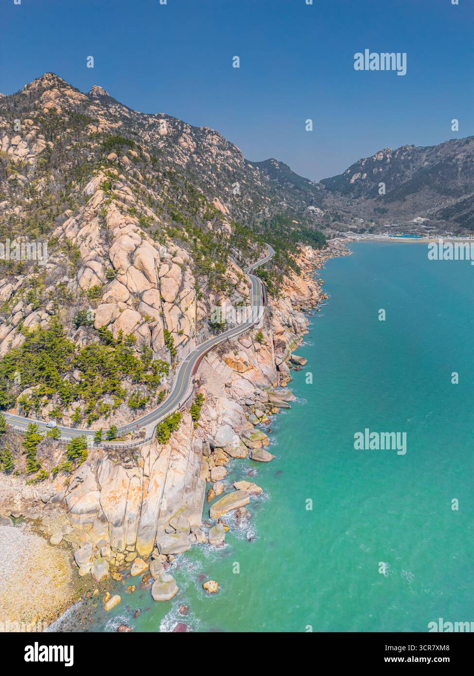 The Blue Sea View of Yangkou Scenic Area in Laoshan Scenic Area Qingdao ...