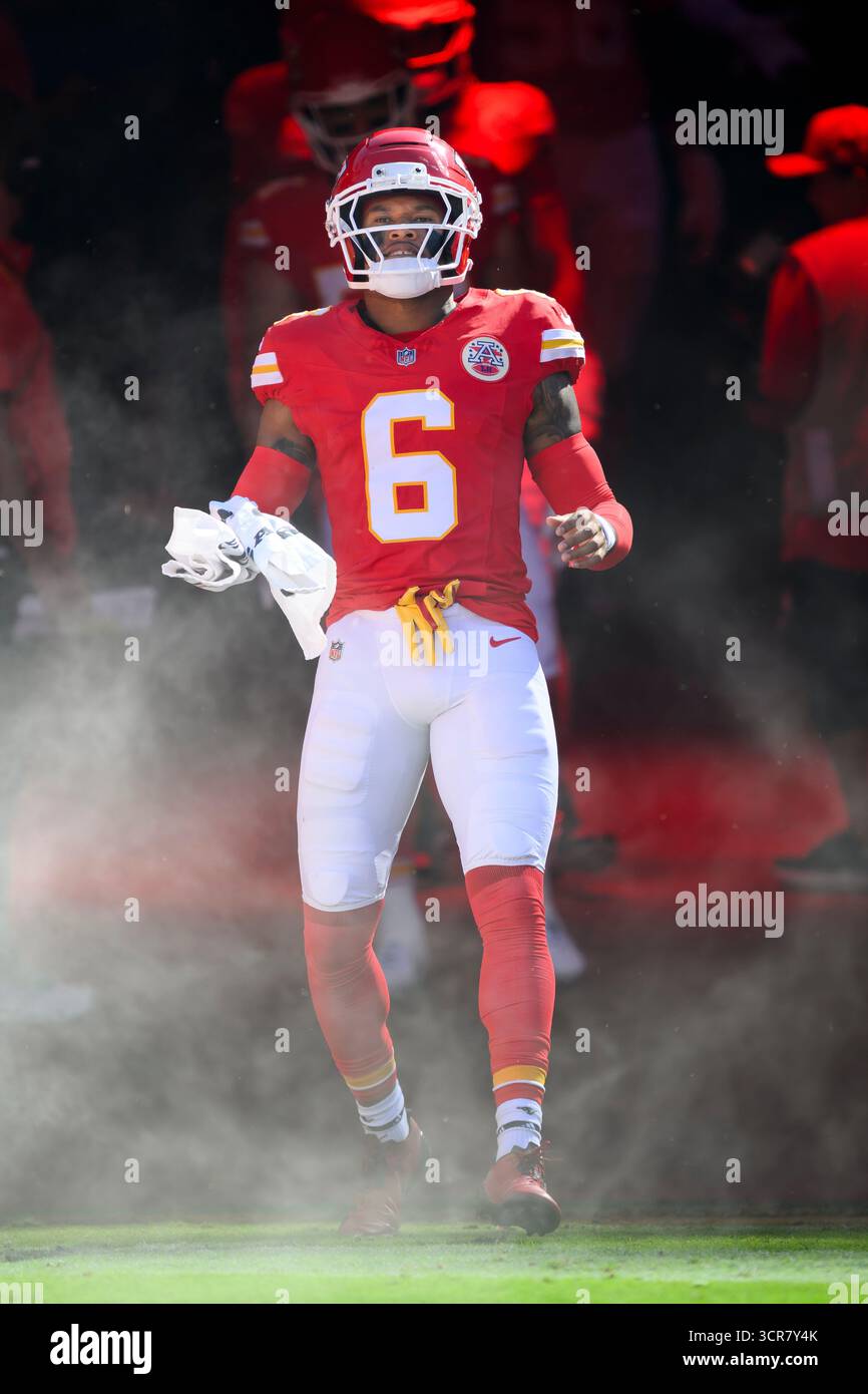 Kansas City Chiefs safety Bryan Cook comes onto the field during ...