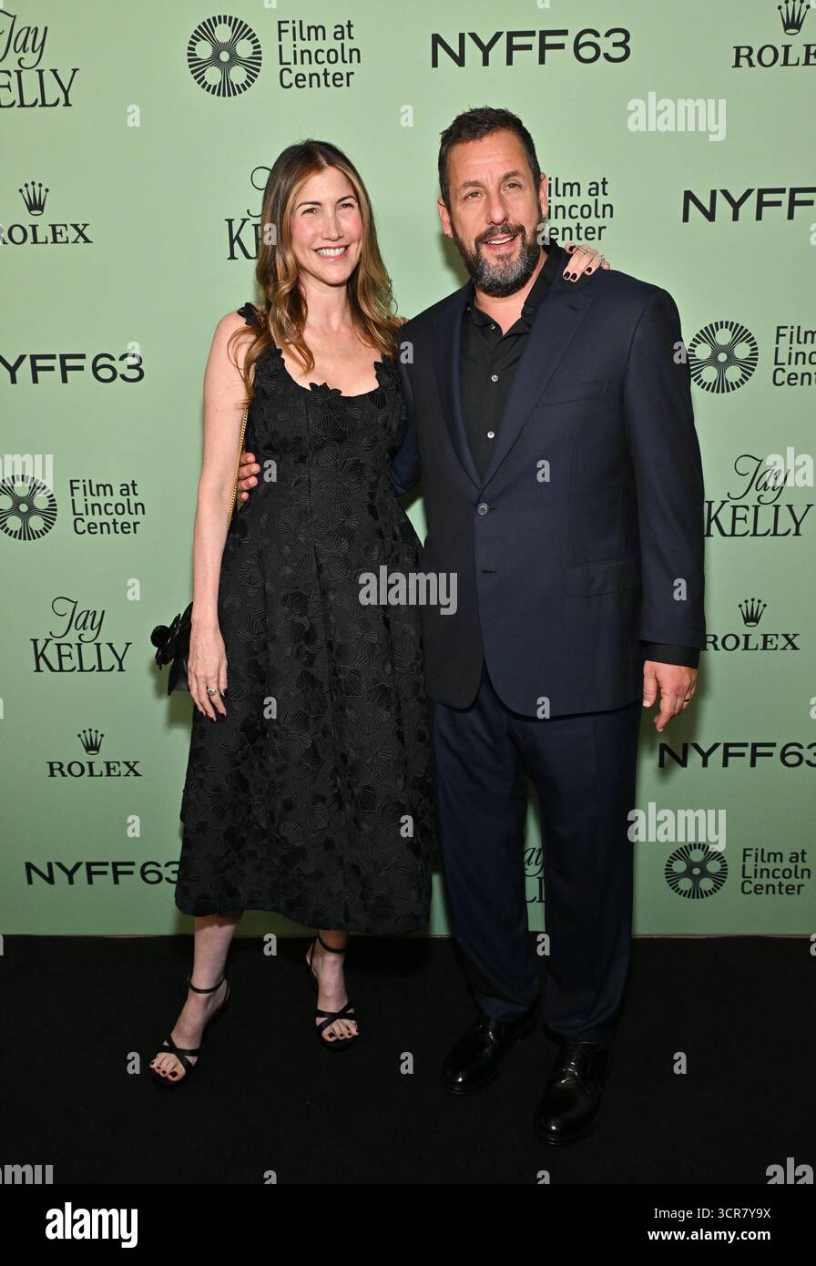 Jackie Sandler, left, and Adam Sandler attend the premiere of "Jay ...