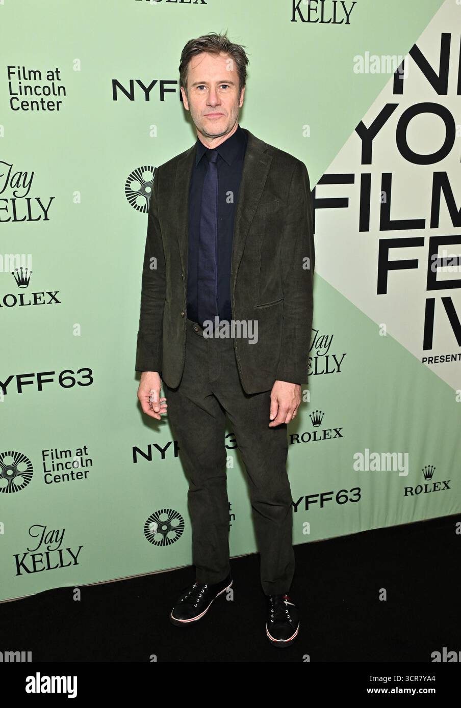Josh Hamilton attends the premiere of "Jay Kelly" at Alice Tully Hall ...