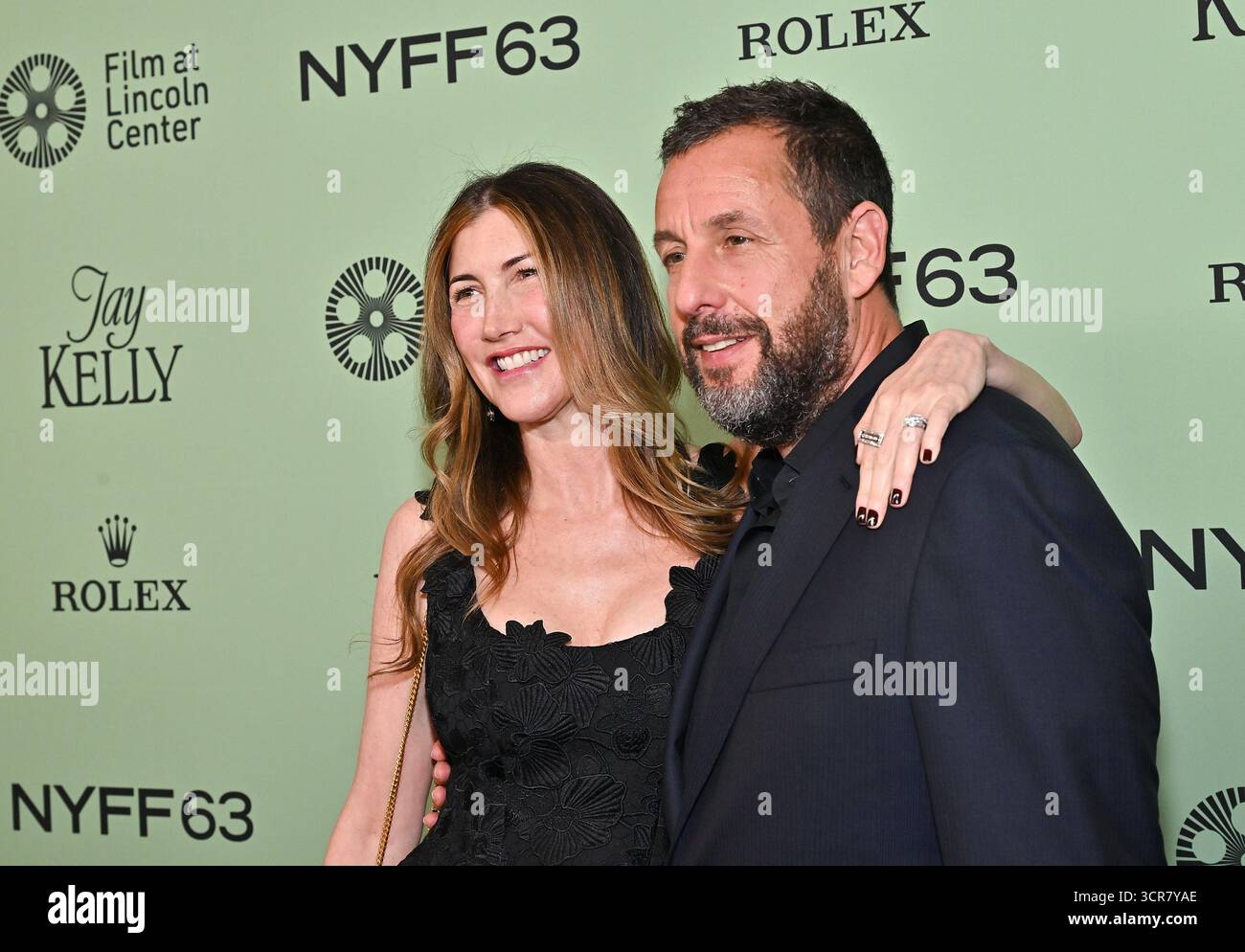 Jackie Sandler, left, and Adam Sandler attend the premiere of "Jay ...