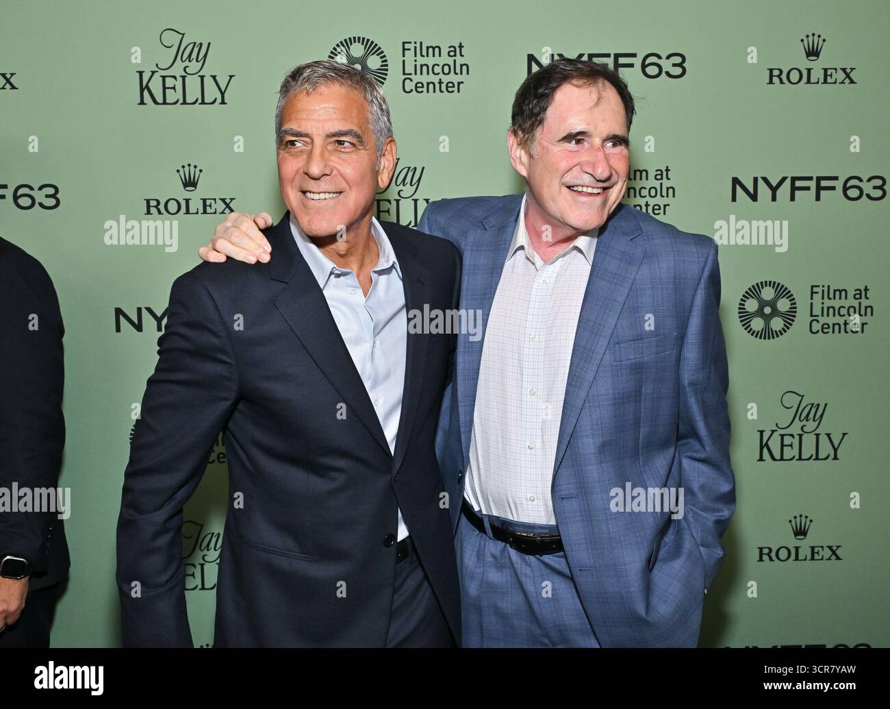 George Clooney, left, and Richard Kind attend the premiere of "Jay ...