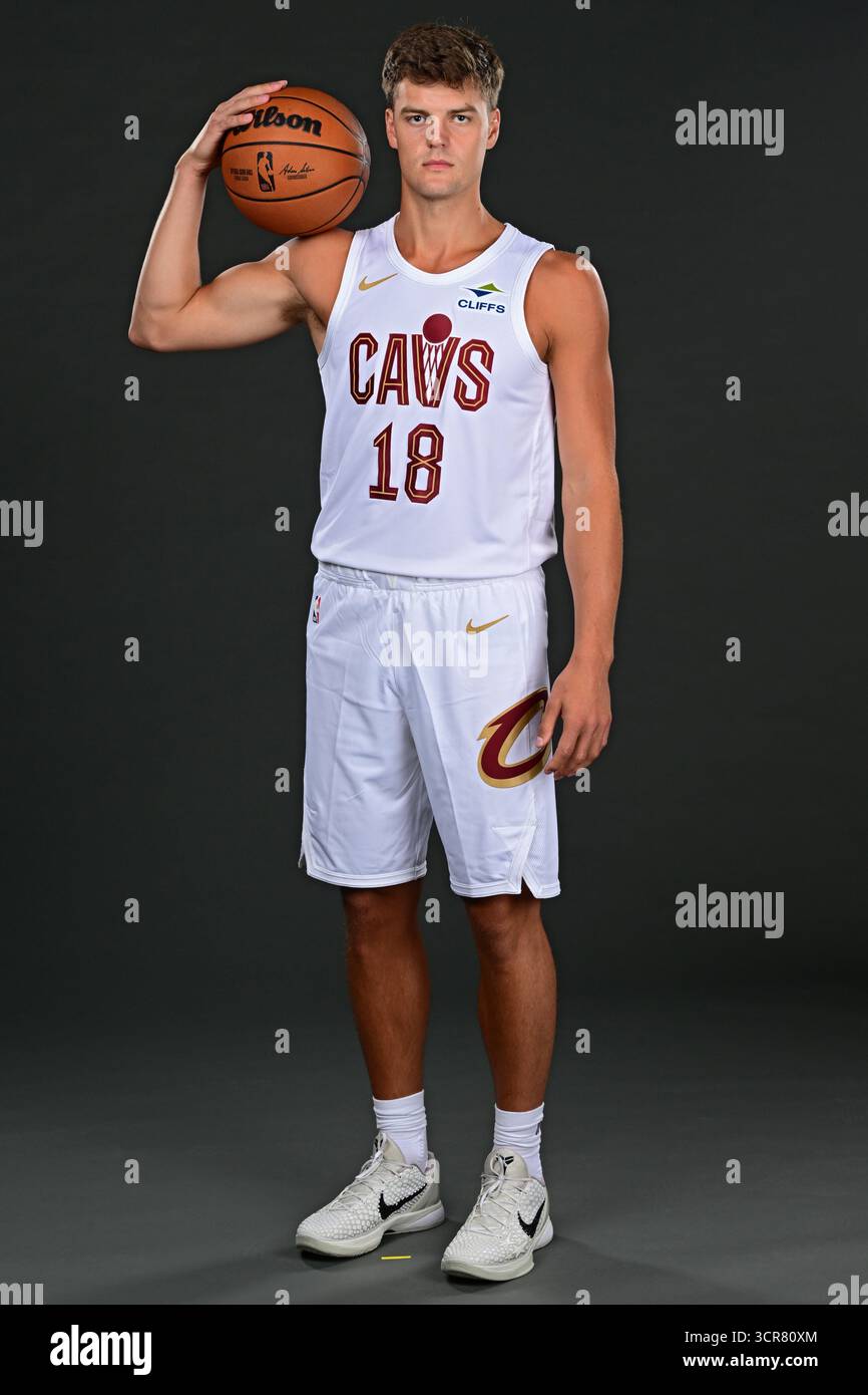 Cleveland Cavaliers forward Miller Kopp poses for a photo during the ...