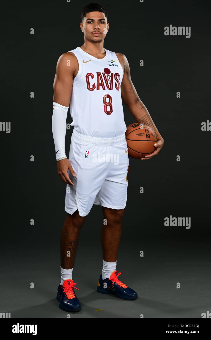 Cleveland Cavaliers guard Killian Hayes poses for a photo during the ...