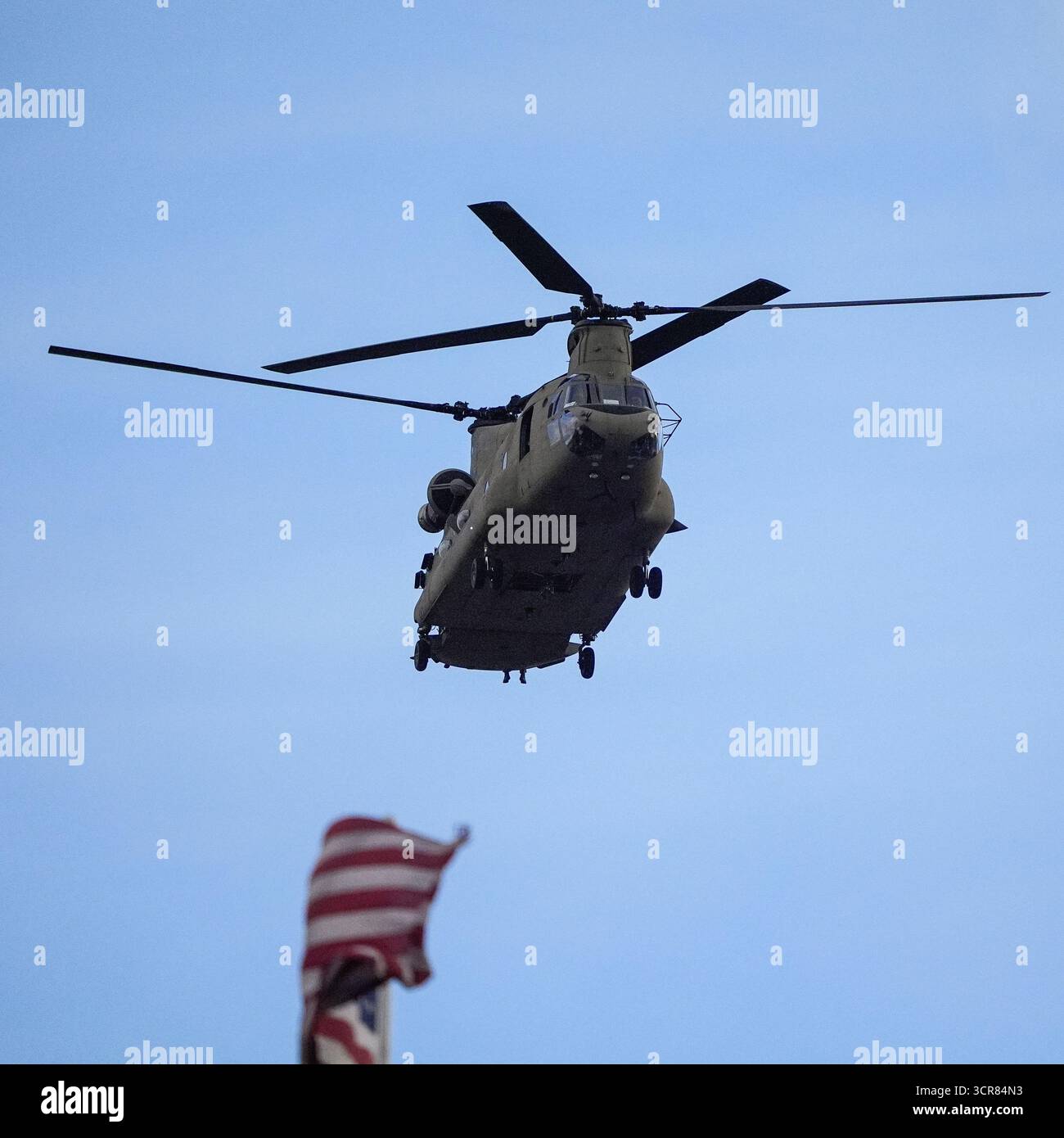 September 29, 2025: A Blackhawk helicopter flyover kicks off the ...