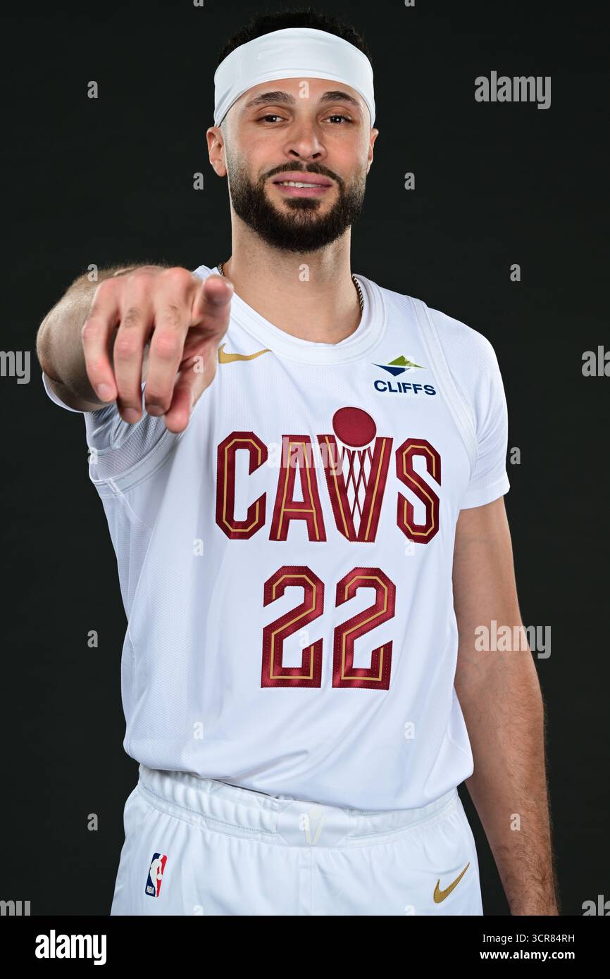 Cleveland Cavaliers forward Larry Nance Jr. poses for a photo during ...