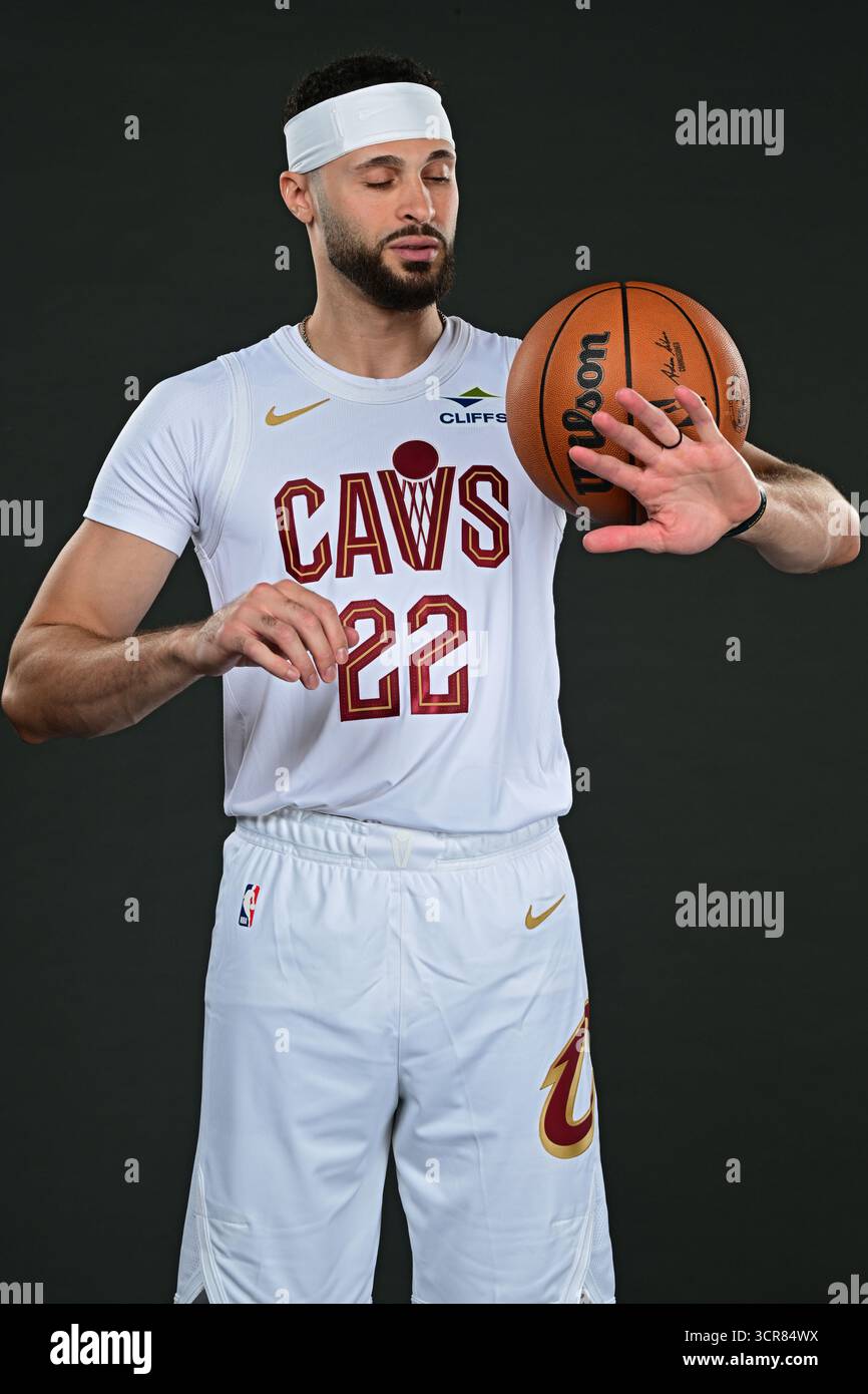 Cleveland Cavaliers forward Larry Nance Jr. poses for a photo during ...