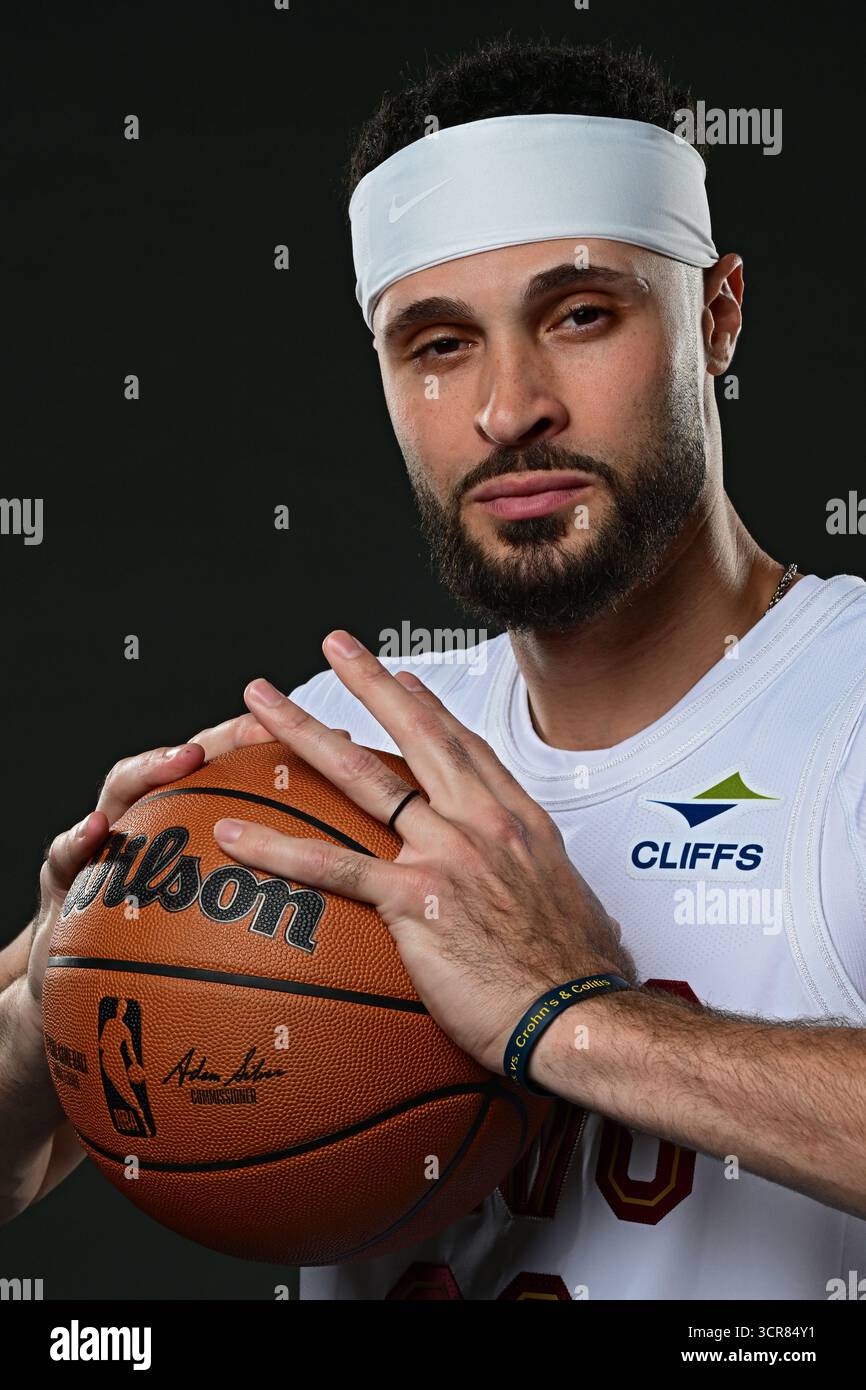 Cleveland Cavaliers forward Larry Nance Jr. poses for a photo during ...