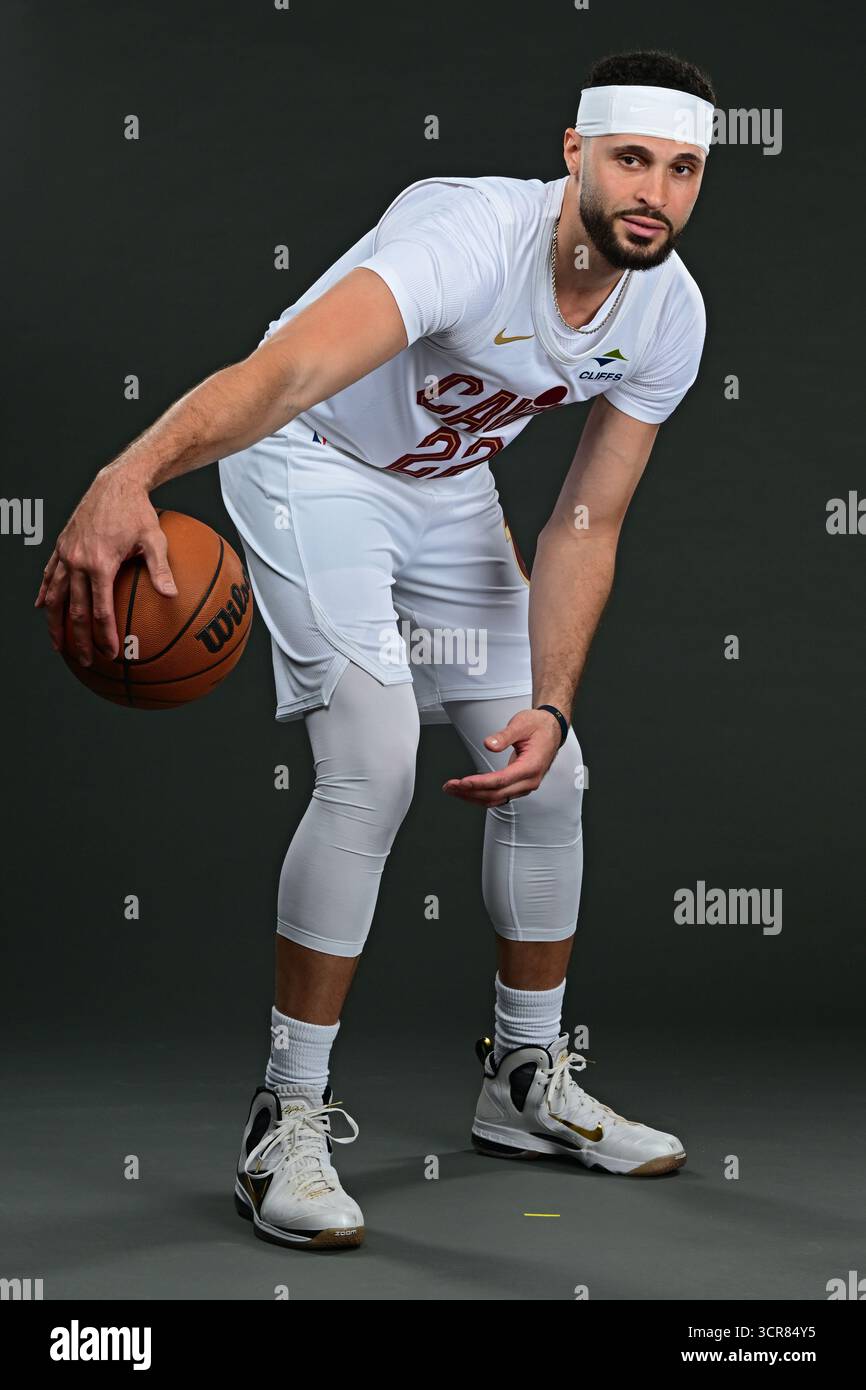 Cleveland Cavaliers forward Larry Nance Jr. poses for a photo during ...