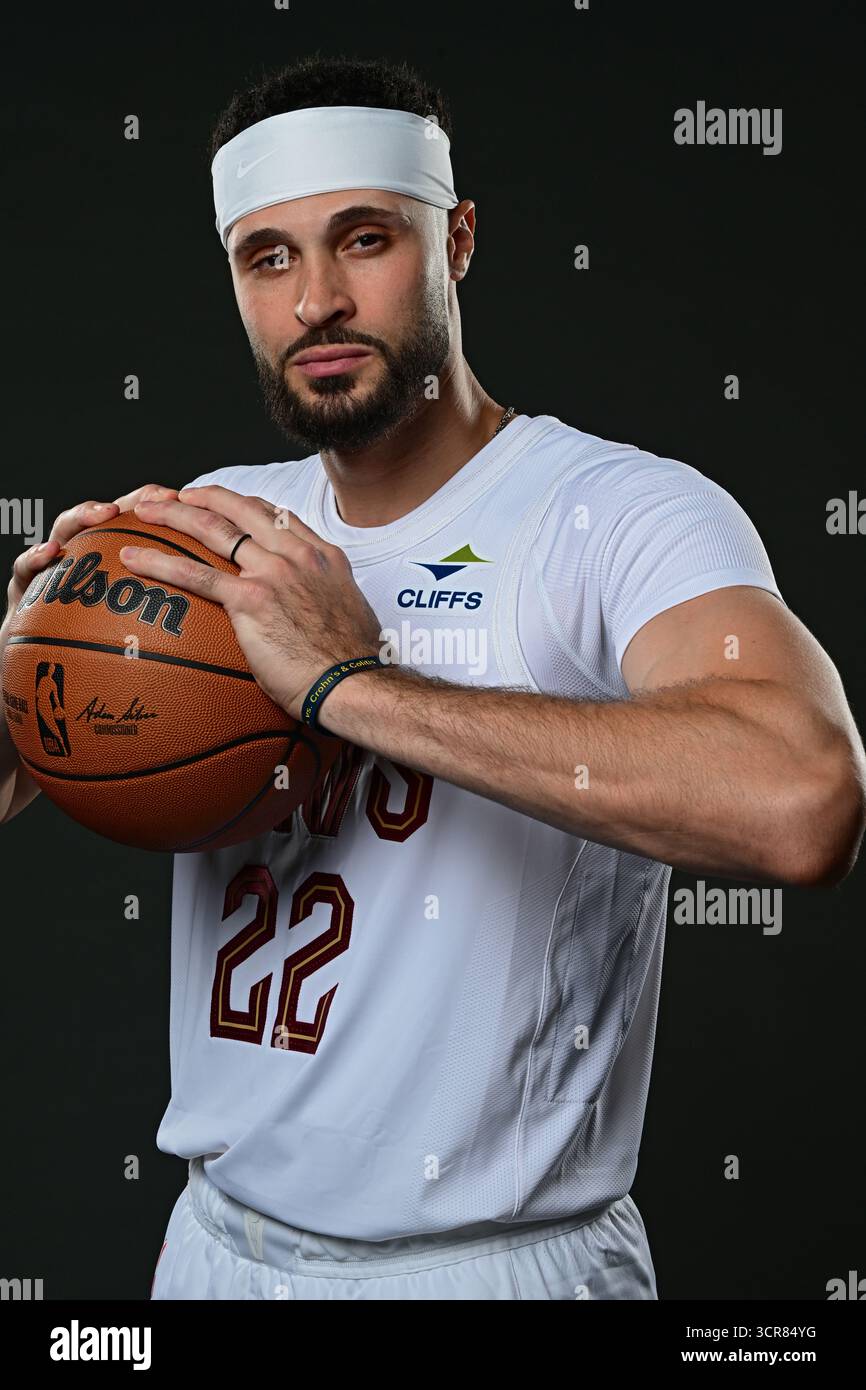 Cleveland Cavaliers forward Larry Nance Jr. poses for a photo during ...