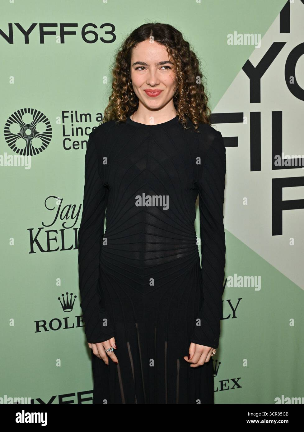 Jaya Harper attends the premiere of "Jay Kelly" at Alice Tully Hall ...