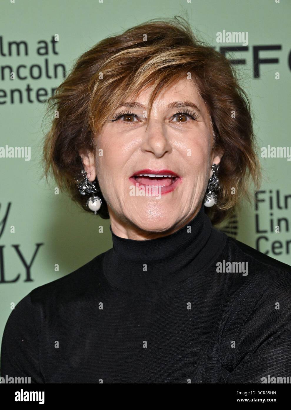Amy Pascal attends the premiere of "Jay Kelly" at Alice Tully Hall ...
