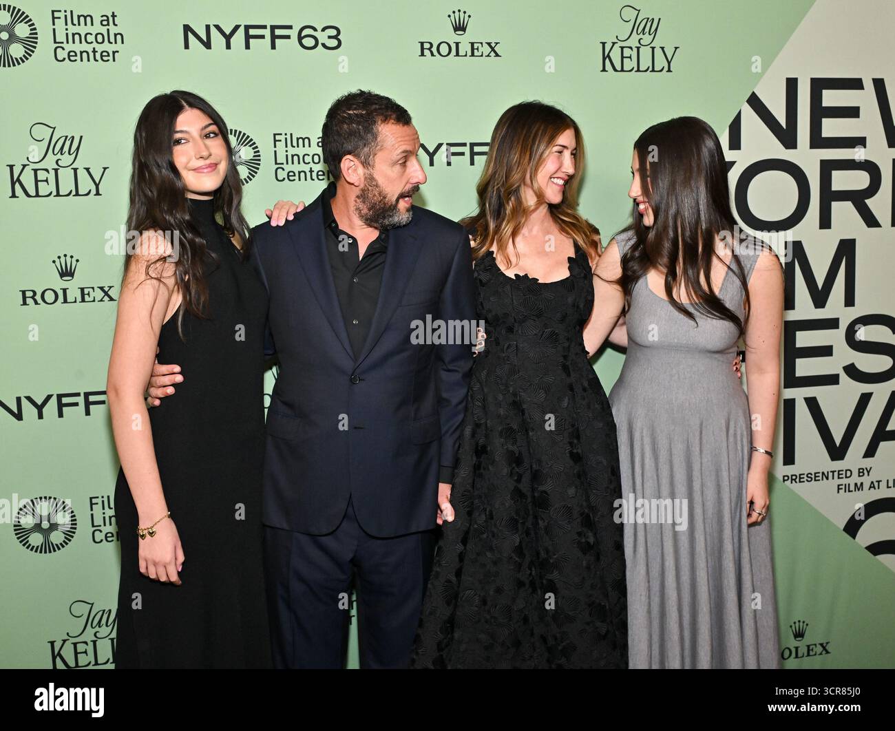 Sunny Sandler, left, Adam Sandler, Jackie Sandler and Sadie Sandler ...