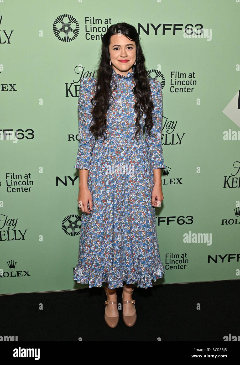 Grace Edwards attends the premiere of "Jay Kelly" at Alice Tully Hall ...