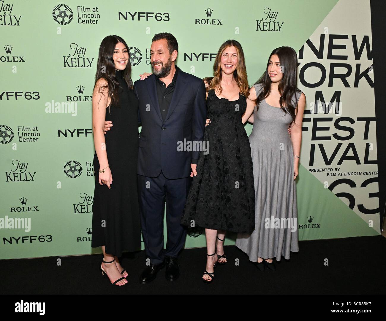Sunny Sandler, left, Adam Sandler, Jackie Sandler and Sadie Sandler ...