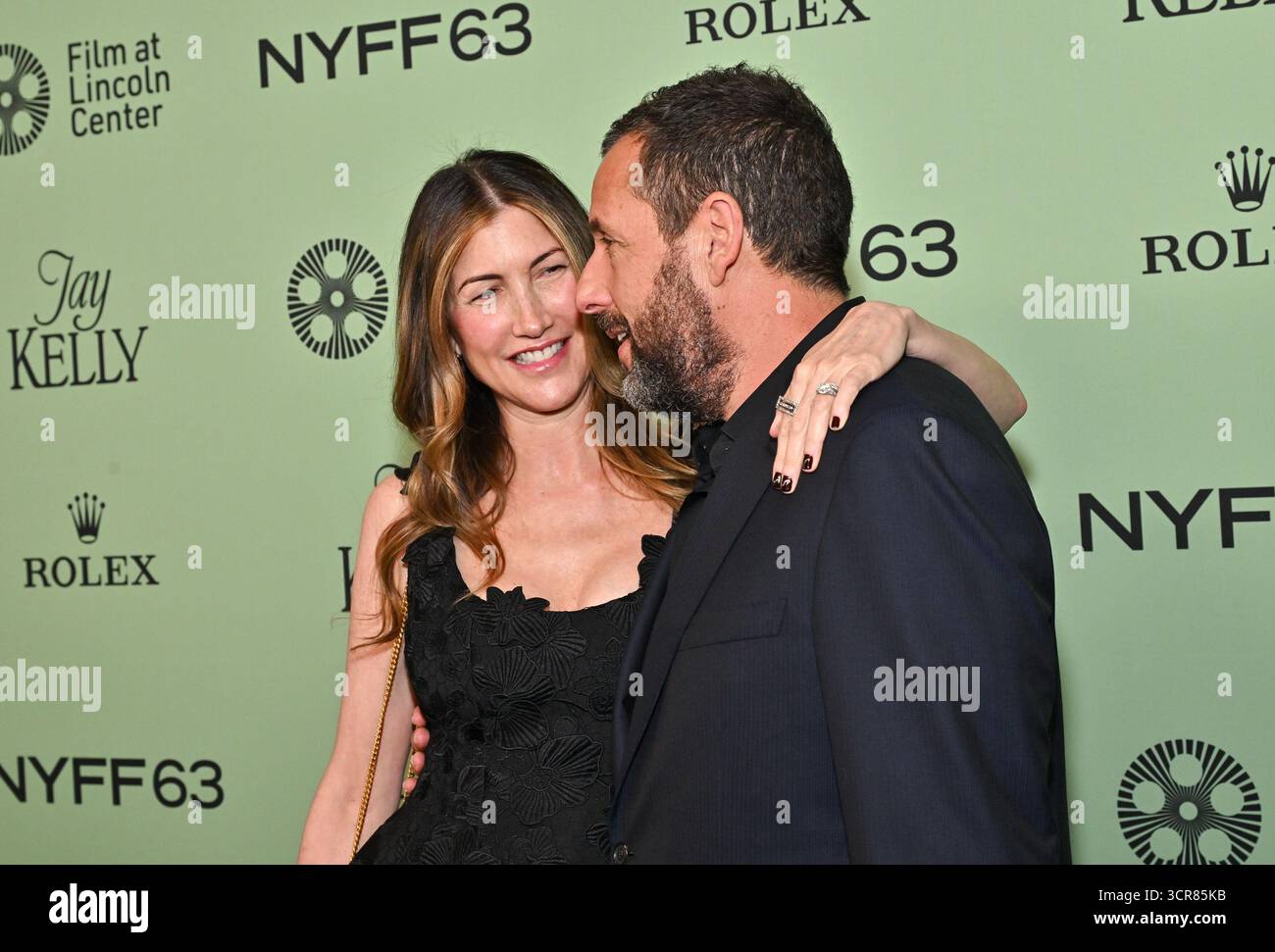 Jackie Sandler, left, and Adam Sandler attend the premiere of "Jay ...