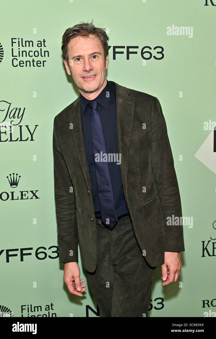 Josh Hamilton attends the premiere of "Jay Kelly" at Alice Tully Hall ...