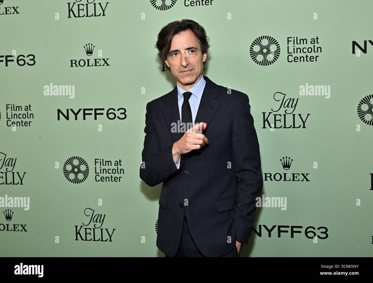Noah Baumbach attends the premiere of "Jay Kelly" at Alice Tully Hall ...