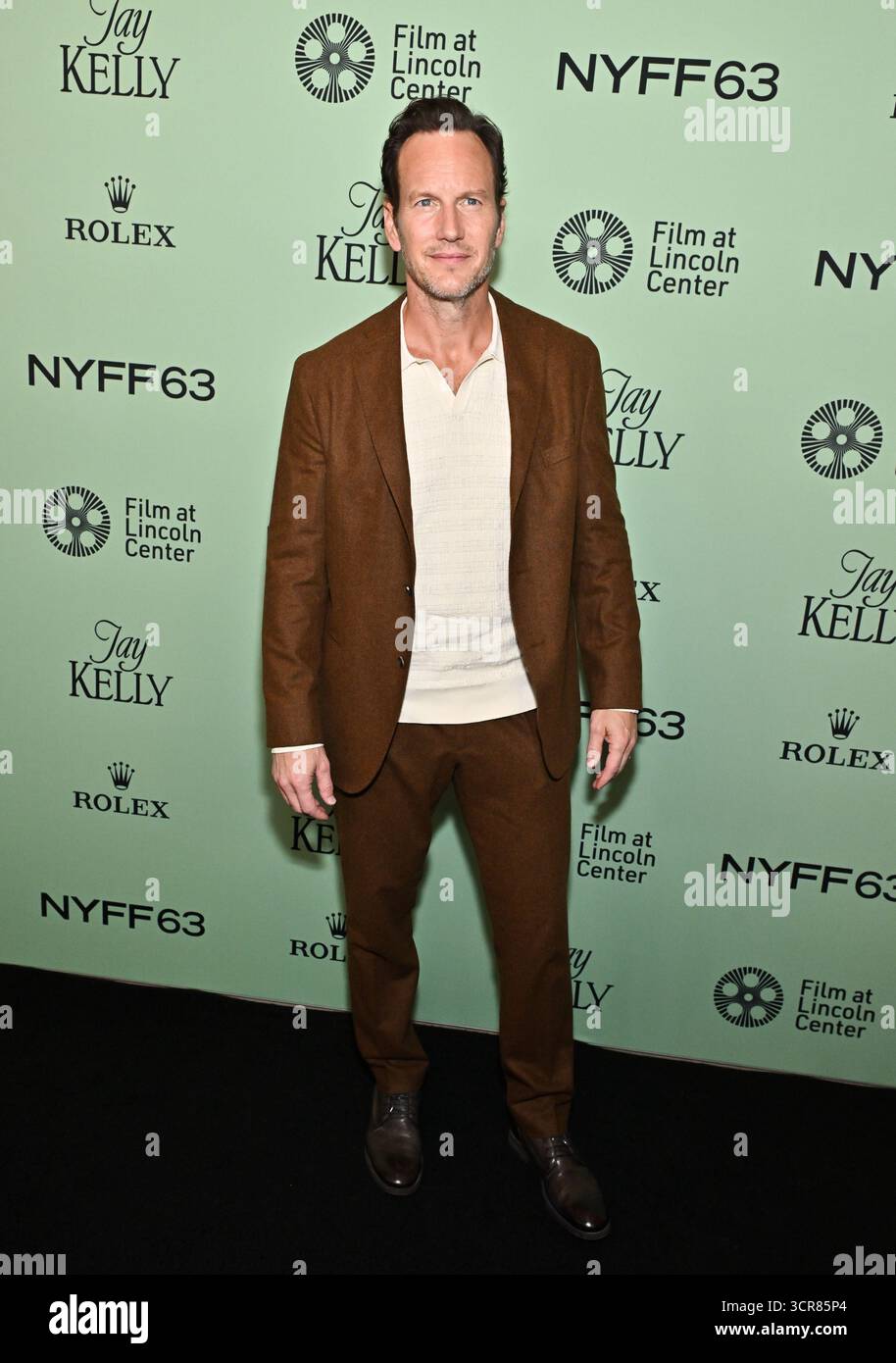 Patrick Wilson attends the premiere of "Jay Kelly" at Alice Tully Hall ...