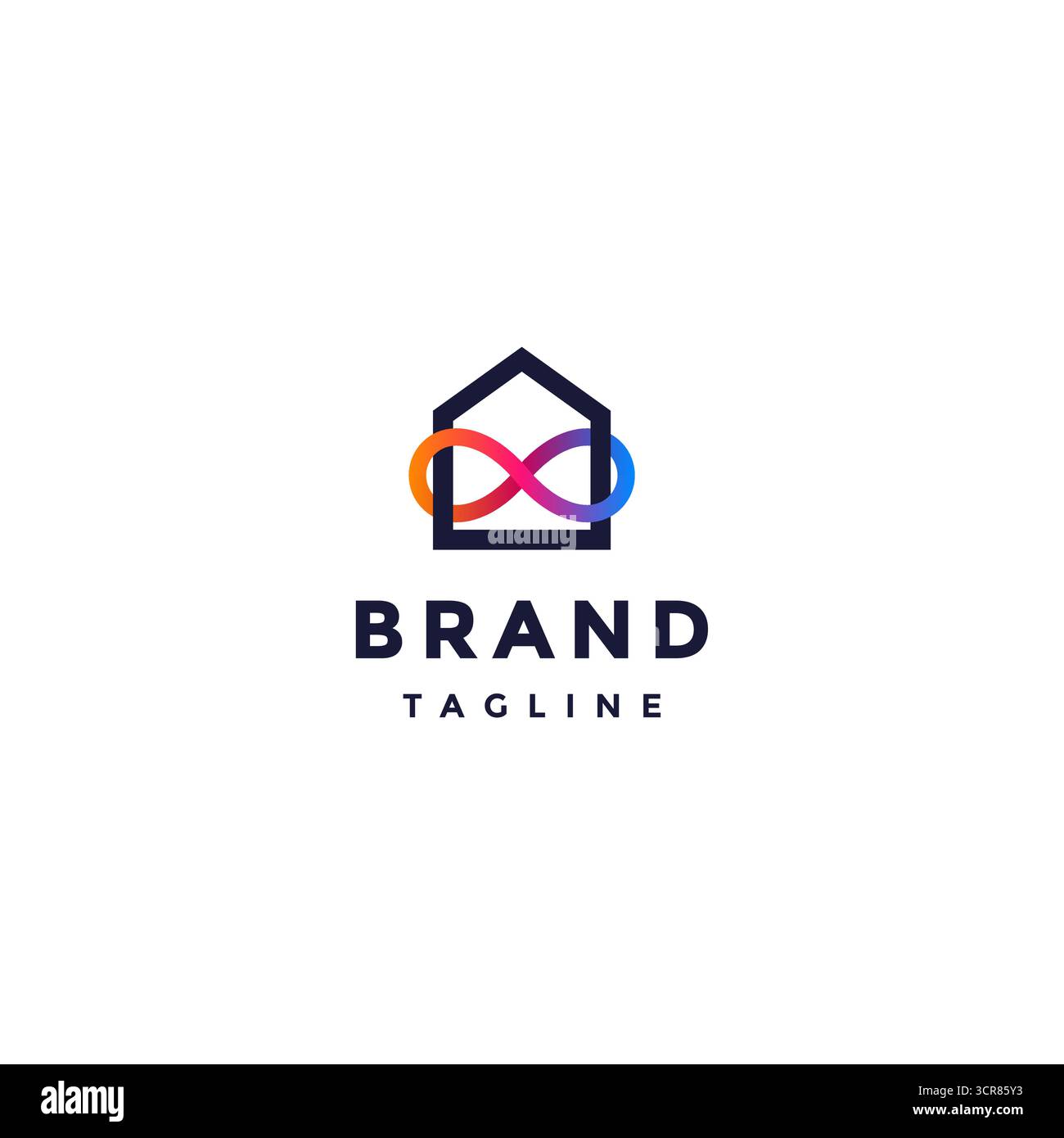 Limitless real estate logo Stock Vector Images - Alamy