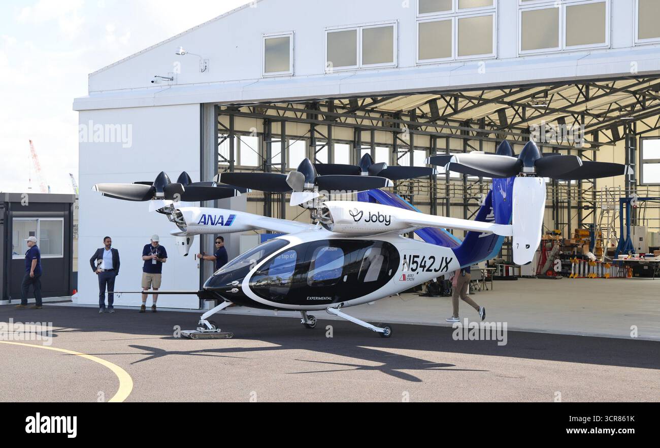 A photo Shows ANA Holdings and Joby Aviation's next-generation "Flying ...