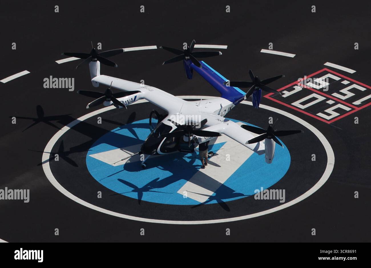 An aerial photo Shows ANA Holdings and Joby Aviation's next-generation ...
