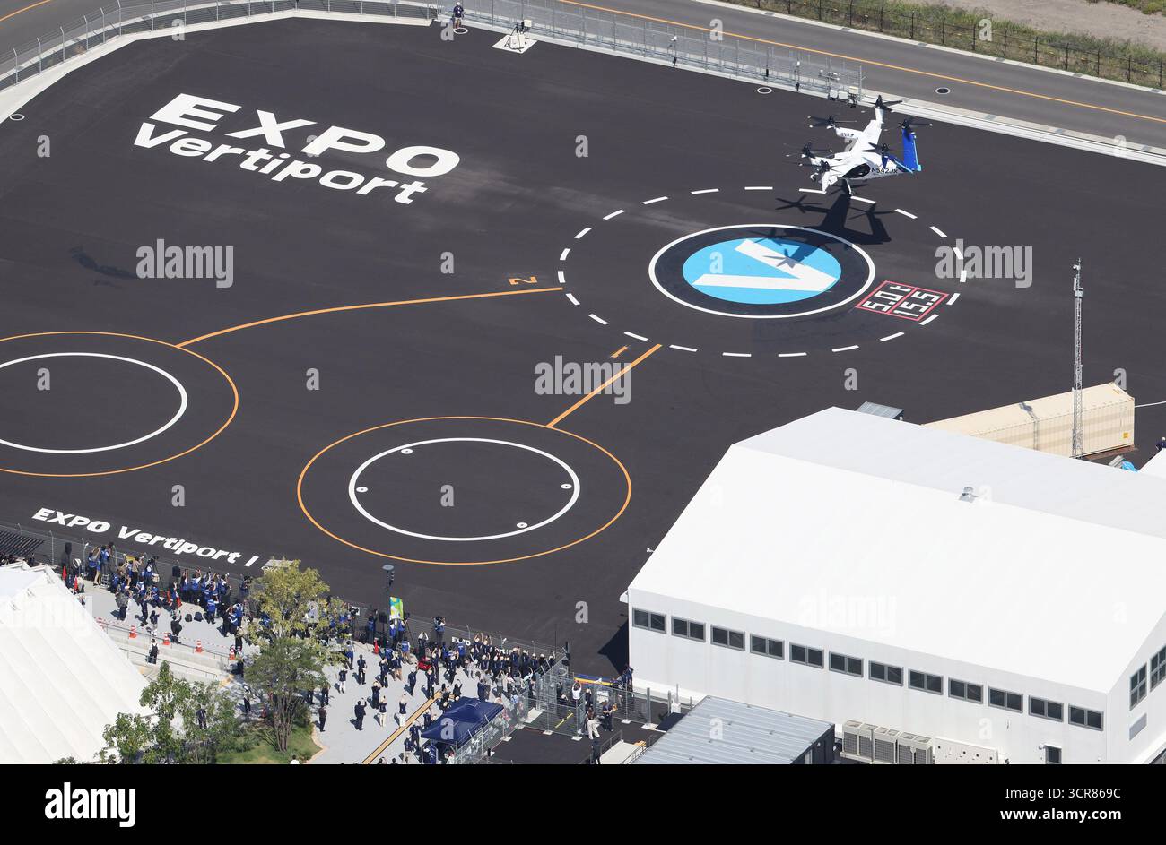 An aerial photo Shows ANA Holdings and Joby Aviation's next-generation ...