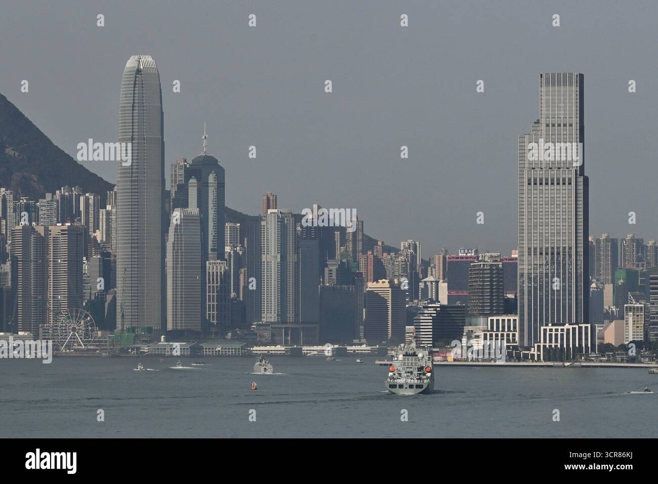 The Chinese PLA Navy Qi Jiguang Type 680 training ship sailing in ...