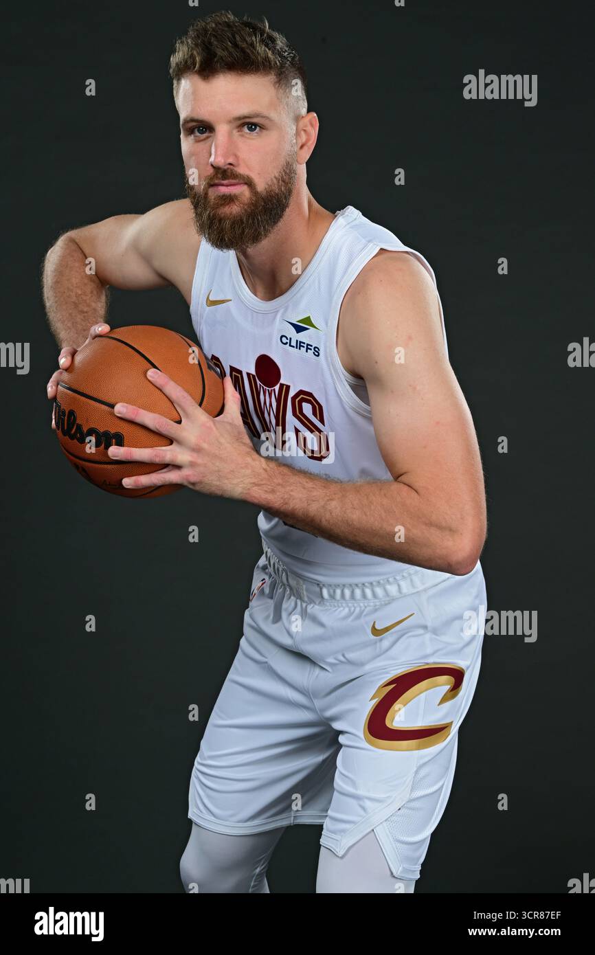Cleveland Cavaliers forward Dean Wade poses for a photo during the NBA ...