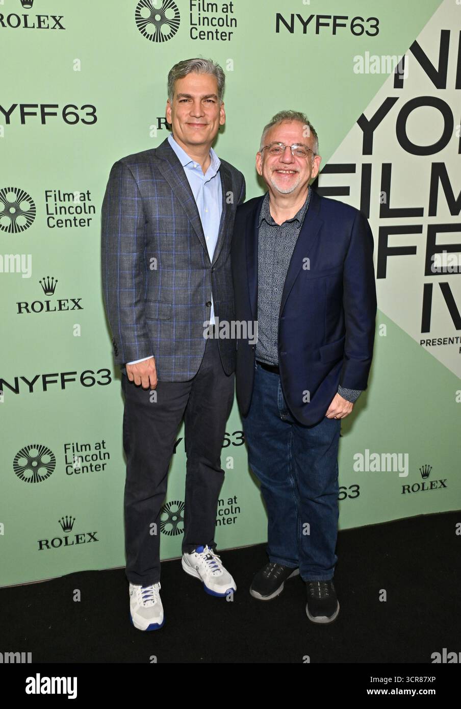 Louis Mirabal and Marc Shaiman attend the premiere of "Blue Moon" at ...