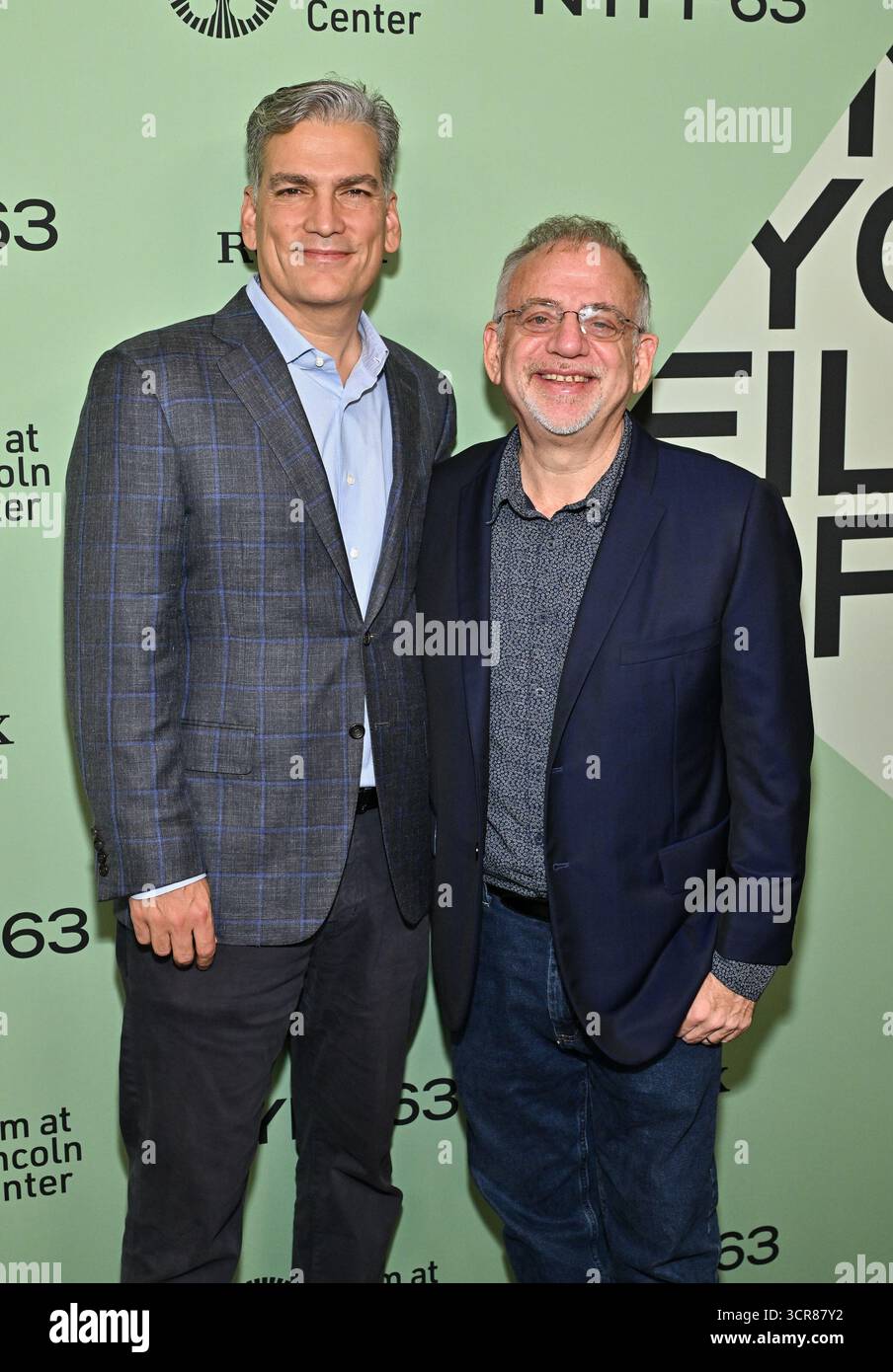 Louis Mirabal and Marc Shaiman attend the premiere of "Blue Moon" at ...