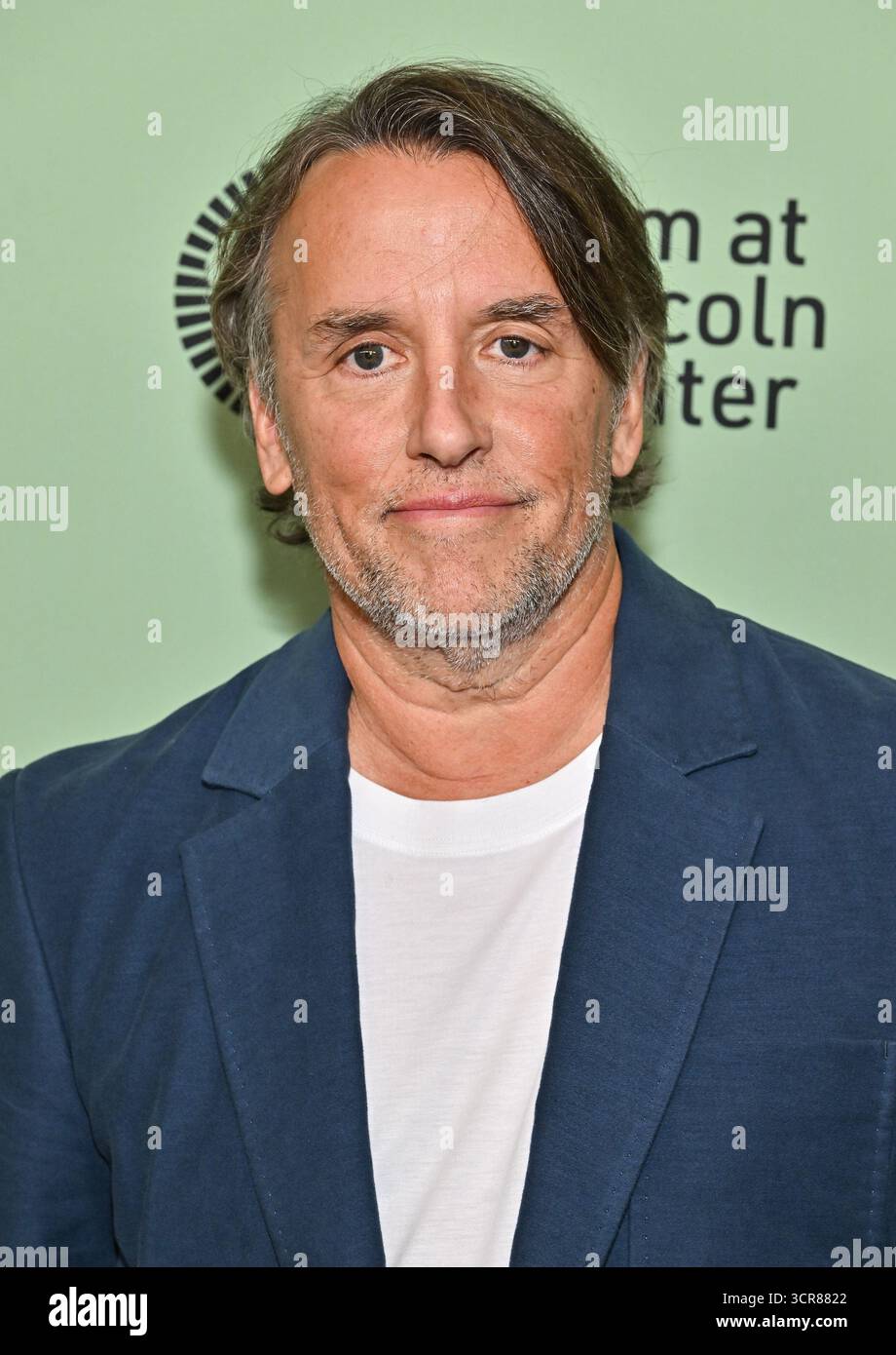 Richard Linklater attends the premiere of "Blue Moon" at Alice Tully ...