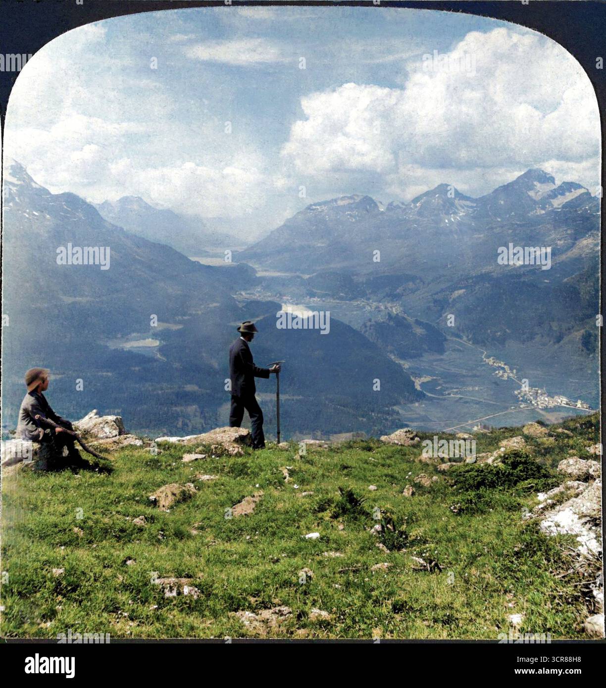 1903 , MALOJA PASS , Western Rhaetian Alps , CANTON OF GRISONS ...