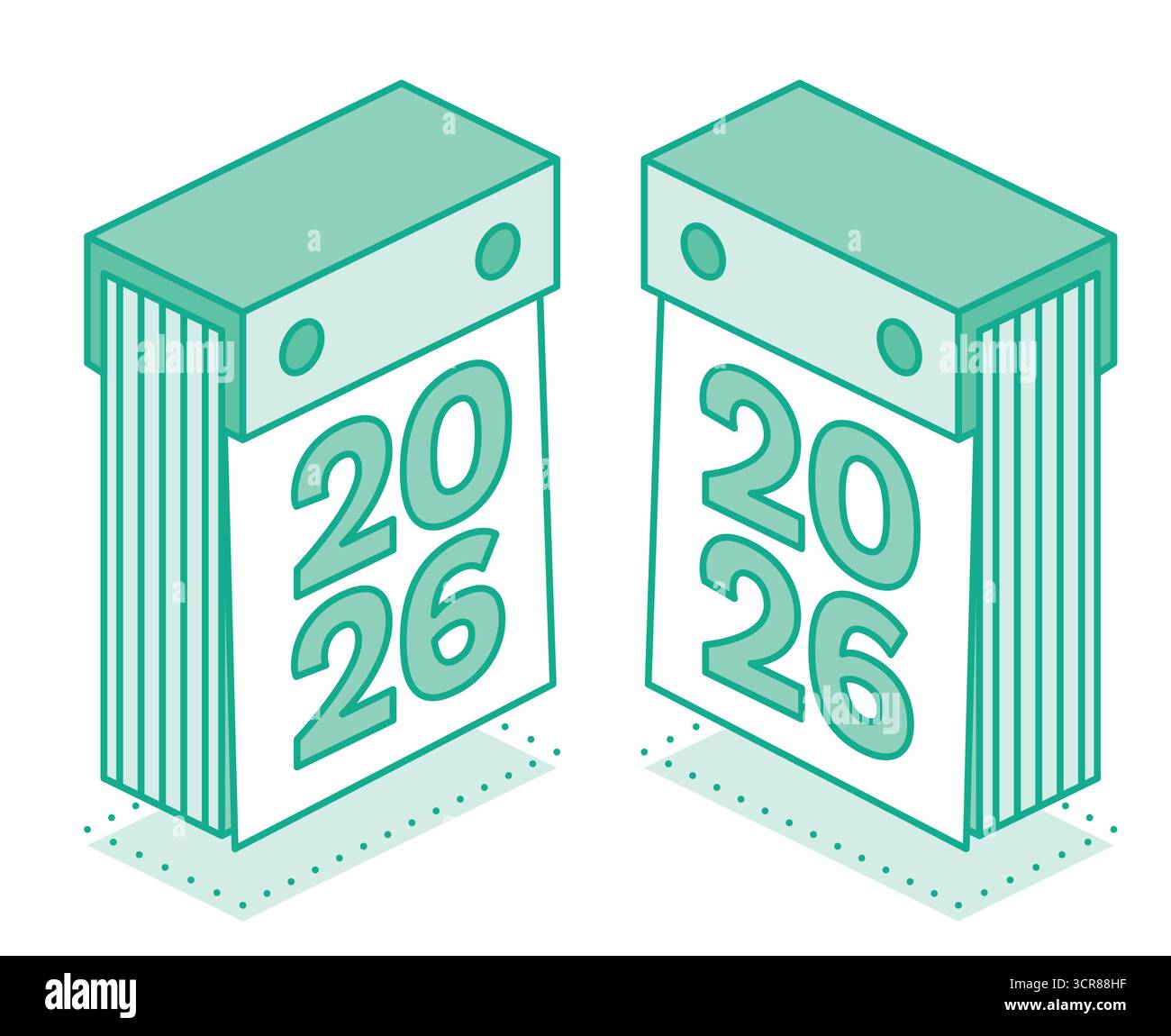 New notification icon isometric Stock Vector Images - Alamy