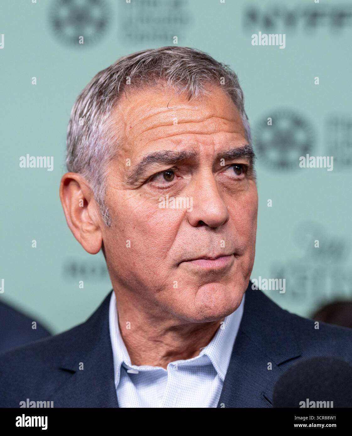 New York, NY, September 29, 2025: George Clooney attends screening of ...