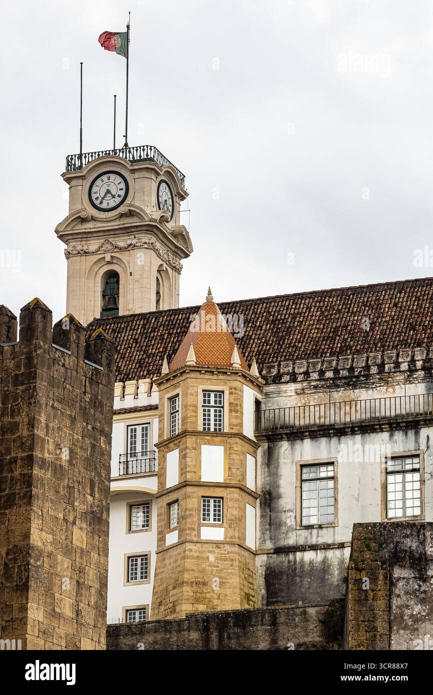 Walking along the streets in historic Coimbra, Portugal's most ...