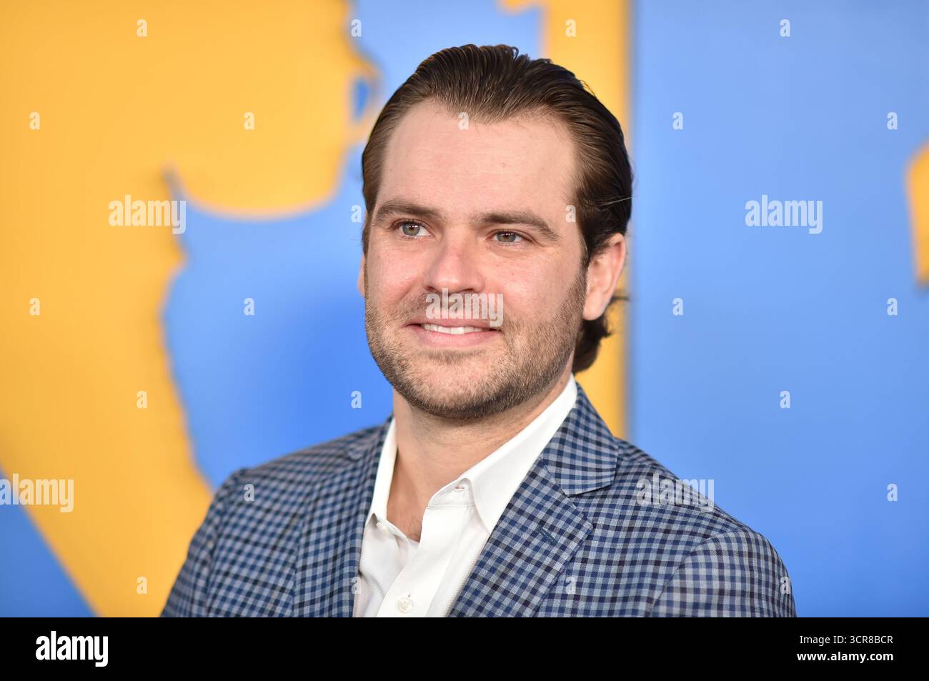 Sam Romano arrives at the premiere of "Roofman" on Monday, Sept. 29, 2025, at Paramount Theatre ...