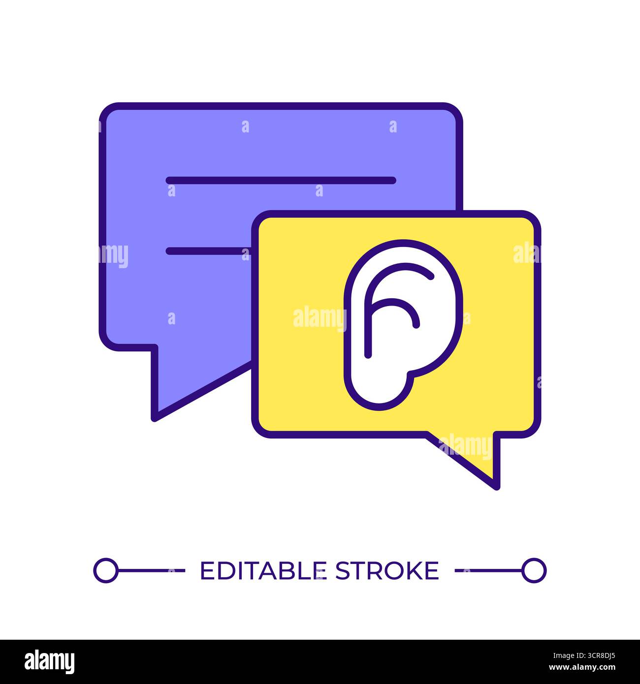 Effective communication line color icon Stock Vector Image & Art - Alamy