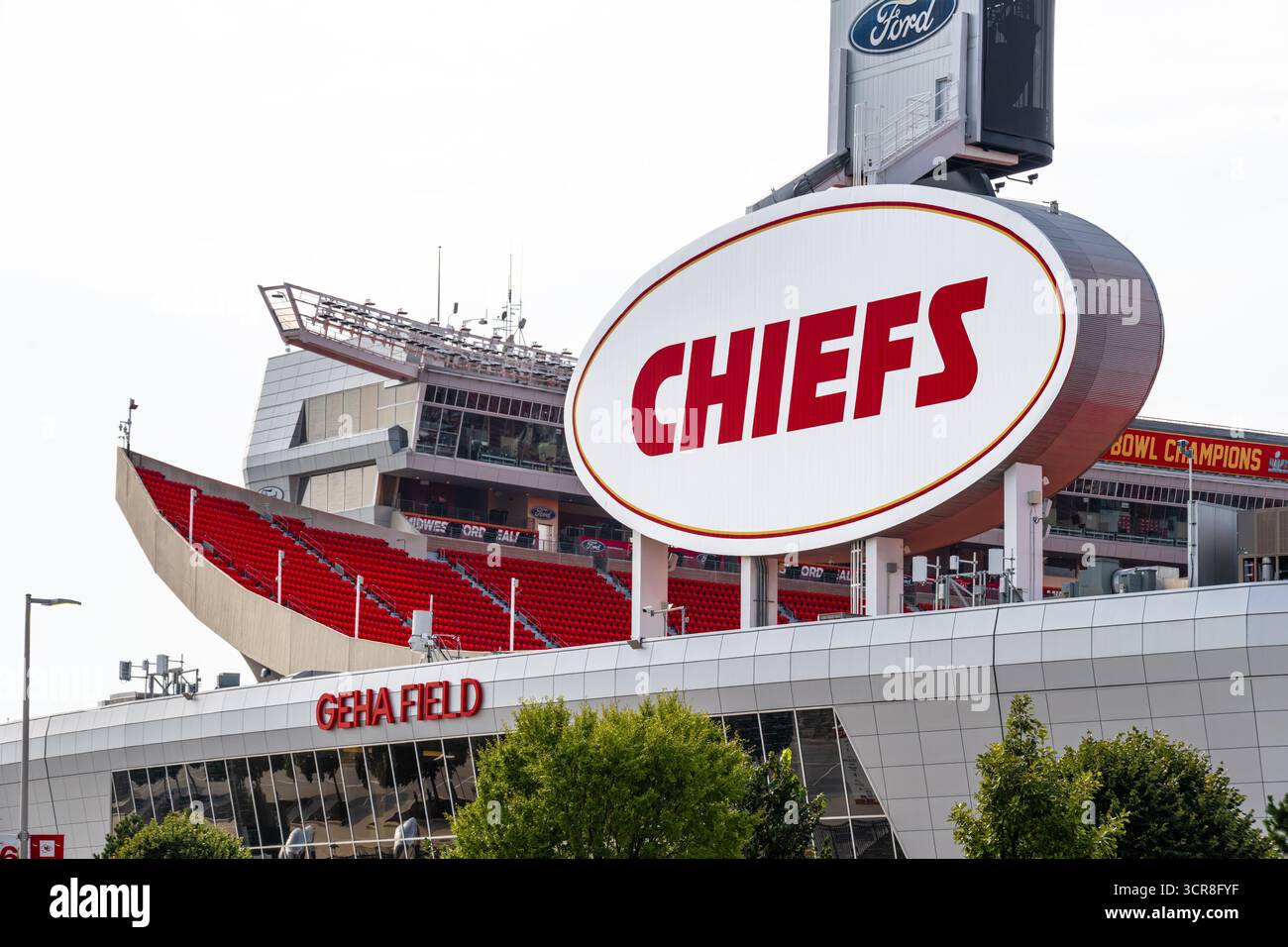 GEHA Field at Arrowhead Stadium, home of the Kansas City Chiefs, in ...